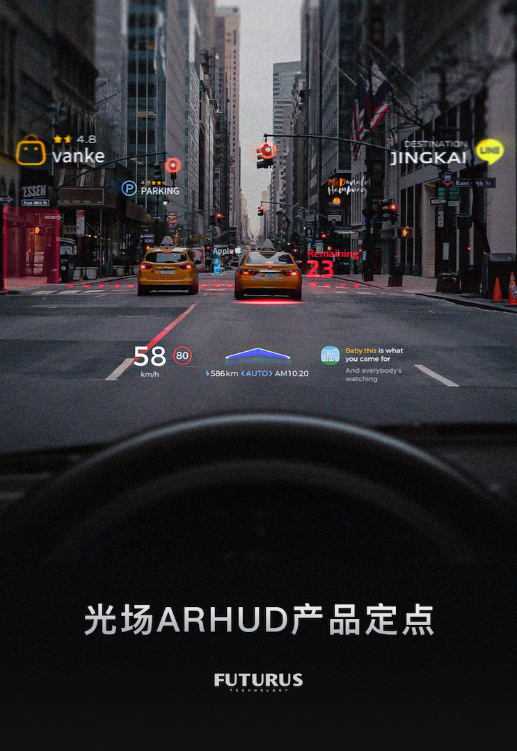 FUTURUS 光场 ARHUD 获量产定点 - FUTURUS未来黑科技 —— 未来人机交互技术引领者